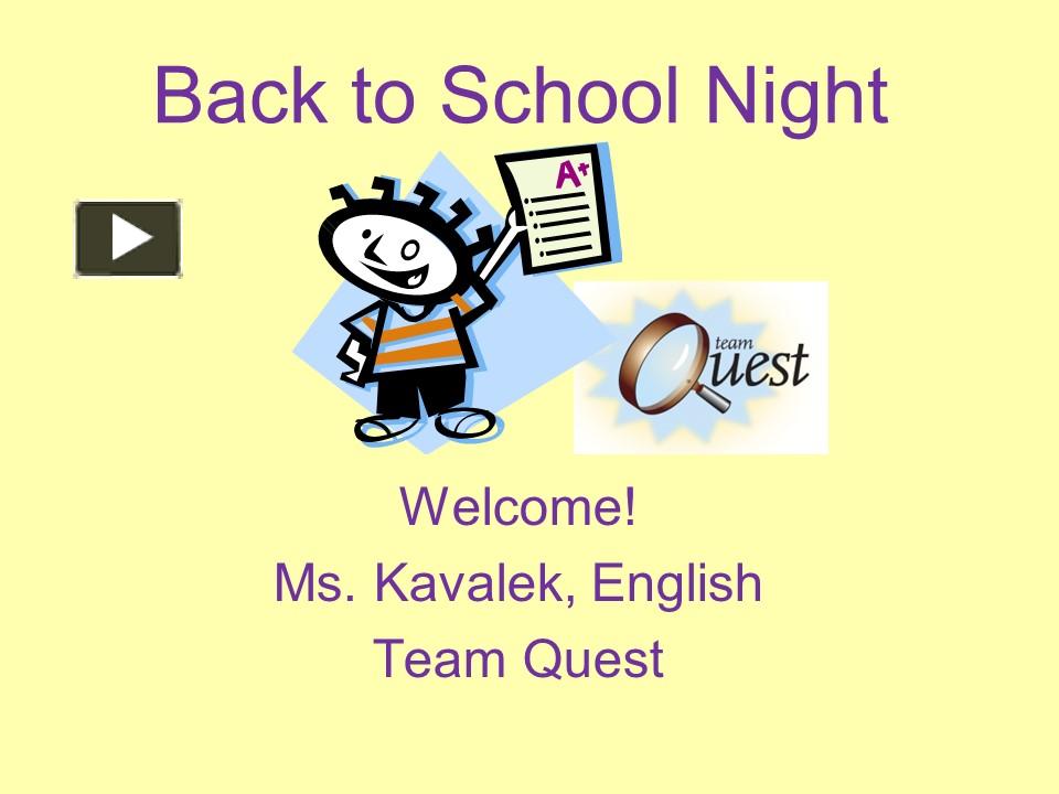 PPT – Back to School Night PowerPoint presentation | free to download ...