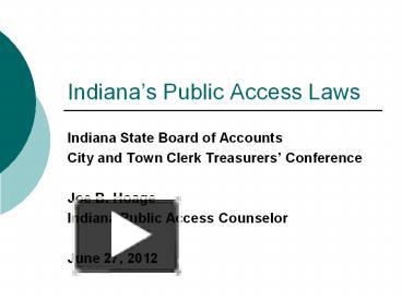 Indiana presentation | free to view
