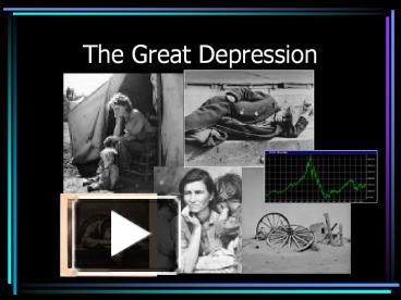 PPT – The Great Depression PowerPoint presentation | free to view - id ...