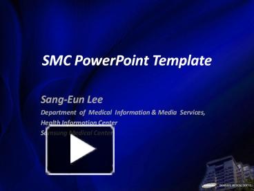 SMC PowerPoint Template presentation | free to download