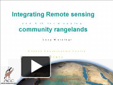 PPT – Remote sensing PowerPoint presentation | free to view - id ...