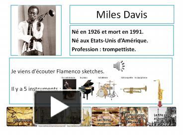 PPT – Miles Davis PowerPoint presentation | free to download - id ...