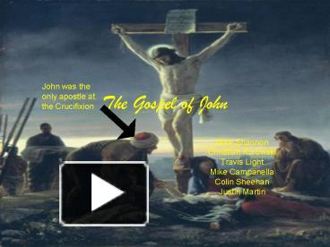 The Gospel of John presentation | free to view