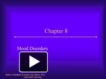 PPT – Mood Disorders PowerPoint presentation | free to download - id ...