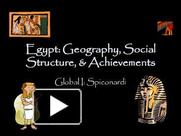 PPT – Egypt: Geography, Social Structure, PowerPoint presentation ...