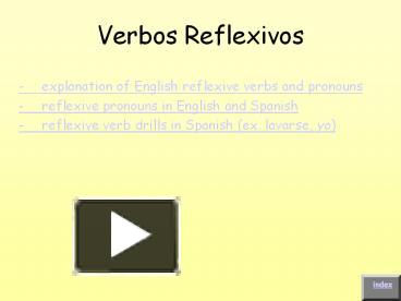 Verbos Reflexivos presentation | free to download