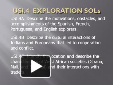 USI.4 EXPLORATION SOLs presentation | free to view