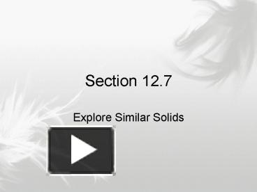 PPT – Explore Similar Solids PowerPoint presentation | free to download ...
