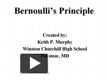 Bernoulli presentation | free to download