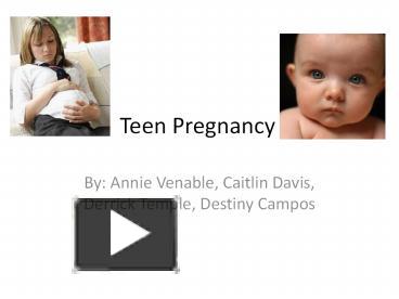 Teen Pregnancy presentation | free to download