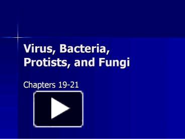Virus, Bacteria, Protists, and Fungi presentation | free to view