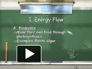 I. Energy Flow presentation | free to view