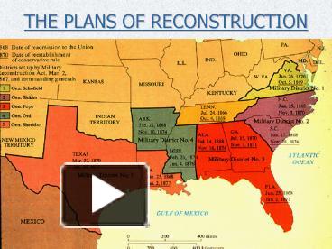 THE PLANS OF RECONSTRUCTION presentation | free to download