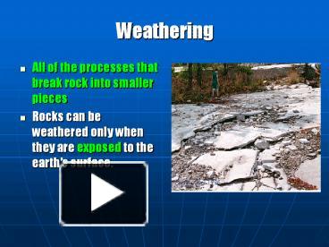 Weathering presentation | free to view