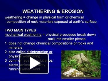 WEATHERING presentation | free to download