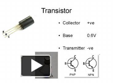 PPT – Transistor PowerPoint presentation | free to download - id: 7a7a5b-ZjNhY