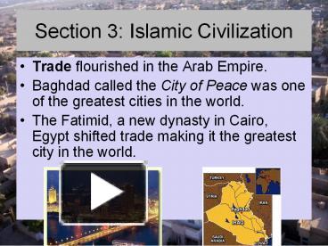 Section 3: Islamic Civilization presentation | free to download