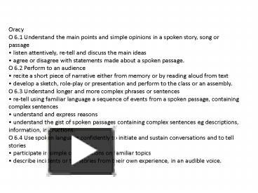 Oracy presentation | free to download