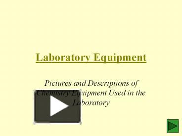 PPT – Laboratory Equipment PowerPoint presentation | free to view - id ...