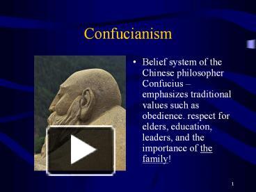 Confucianism presentation | free to view