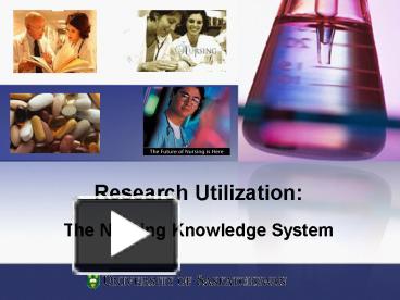Research Utilization: presentation | free to download