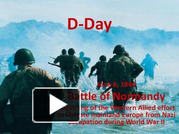 D-Day presentation | free to download