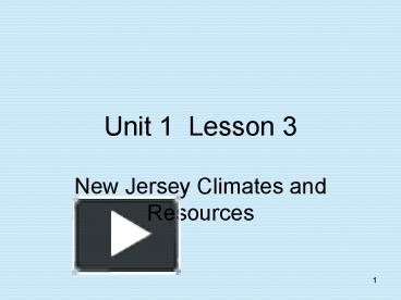 Unit 1 Lesson 3 presentation | free to download