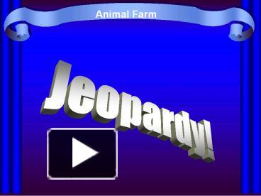 PPT – POWERPOINT JEOPARDY PowerPoint presentation | free to download ...