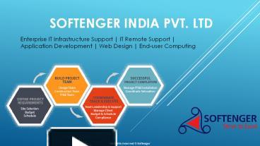 Softenger Enterprise IT Infrastructure Support & Management Services presentation | free to download