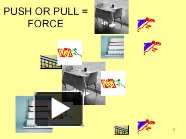 PUSH OR PULL = FORCE presentation | free to download