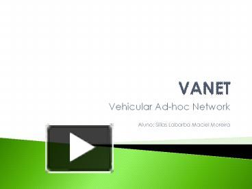 VANET presentation | free to view