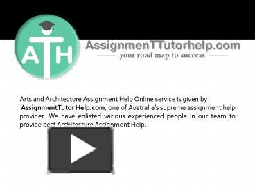 PPT – Arts & Architecture Assignment Help PowerPoint presentation | free to download - id ...