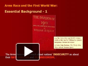 PPT – Alliances and WWI PowerPoint presentation | free to download - id ...