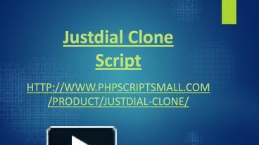 PPT – Local Business Directory Software PowerPoint presentation | free to download - id: 7bfdbd ...