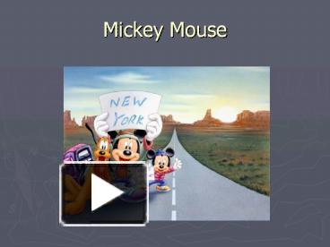 Mickey Mouse presentation | free to download