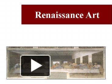 Renaissance Art presentation | free to download