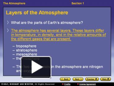 Layers of the Atmosphere presentation | free to download