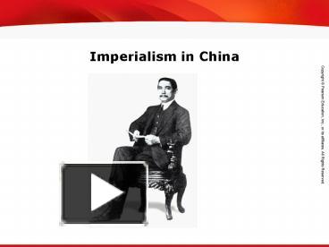 Imperialism in China presentation | free to view