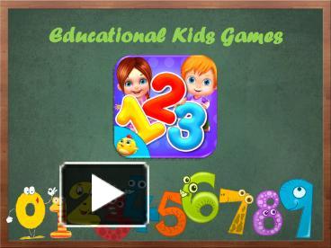 Educational Kids Games presentation | free to download