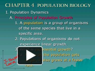 PPT – Chapter 4 Population Biology PowerPoint presentation | free to ...