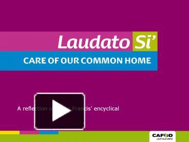 A reflection on Pope Francis presentation | free to download