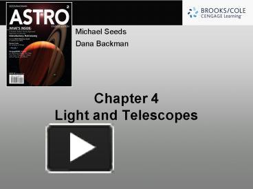 PPT – Chapter 4 Light and Telescopes PowerPoint presentation | free to ...