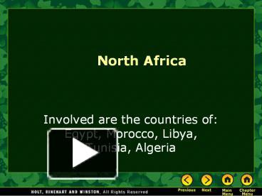 North Africa presentation | free to view