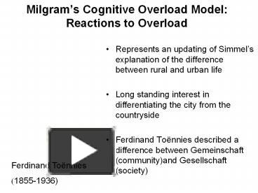 PPT – Milgram PowerPoint presentation | free to download - id: 7dea09-YjJlY