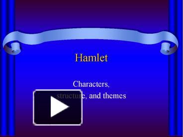 Hamlet presentation | free to download