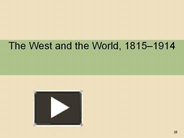 The West and the World, 1815 presentation | free to download