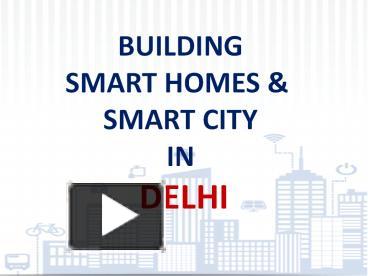 Smart Homes presentation | free to view