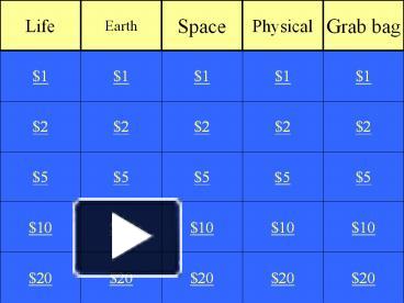 Math Jeopardy presentation | free to download