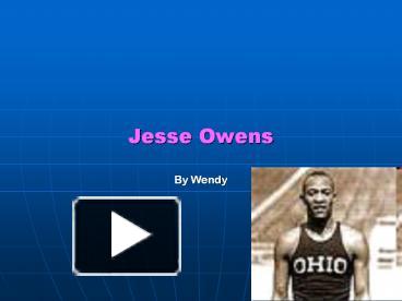 Jesse Owens presentation | free to download