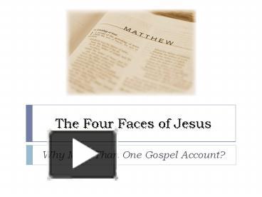 The%20Four%20Faces%20of%20Jesus presentation | free to download